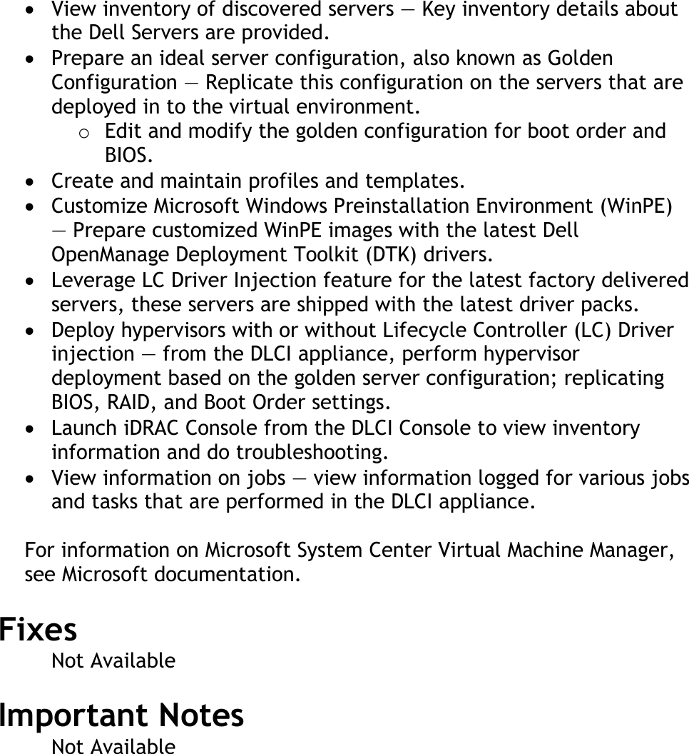 Dell Lifecycle Controller Integration For System Center Virtual Machine Manager Version 1 Owners ...