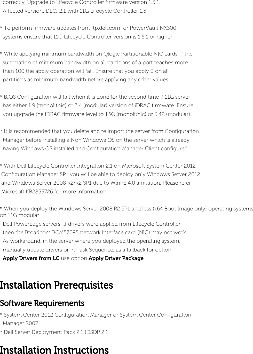 Dell Lifecycle Controller Integration Version 2 1 For Microsoft System Center Configuration ...