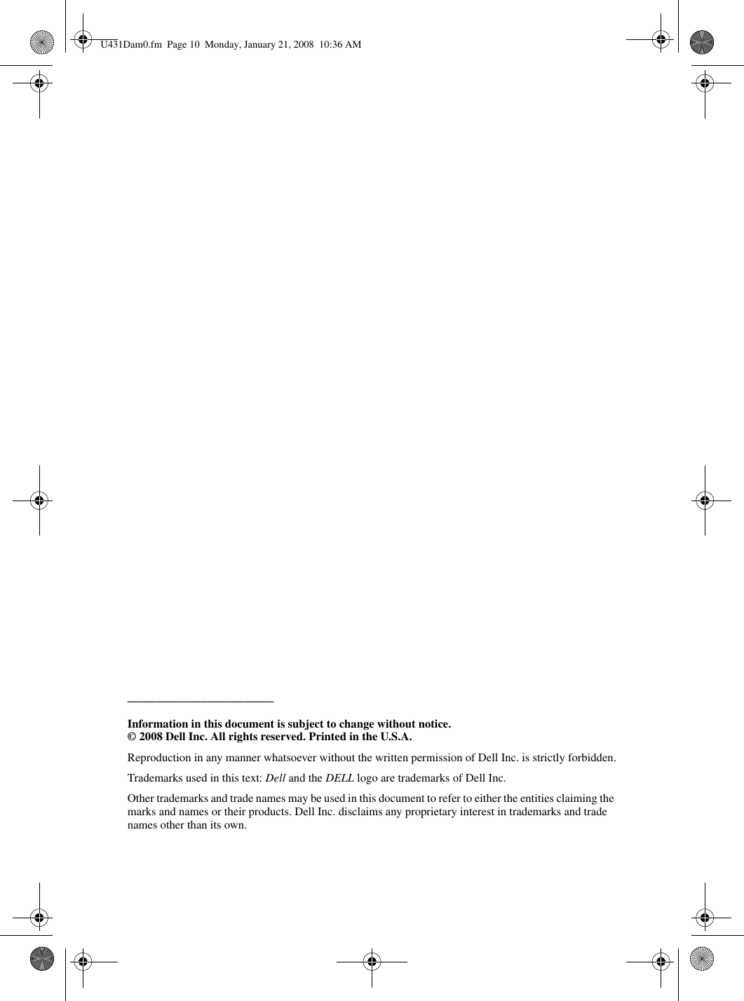 Dell Poweredge M805 Installaiton Order Guidelines I/O Module Installation