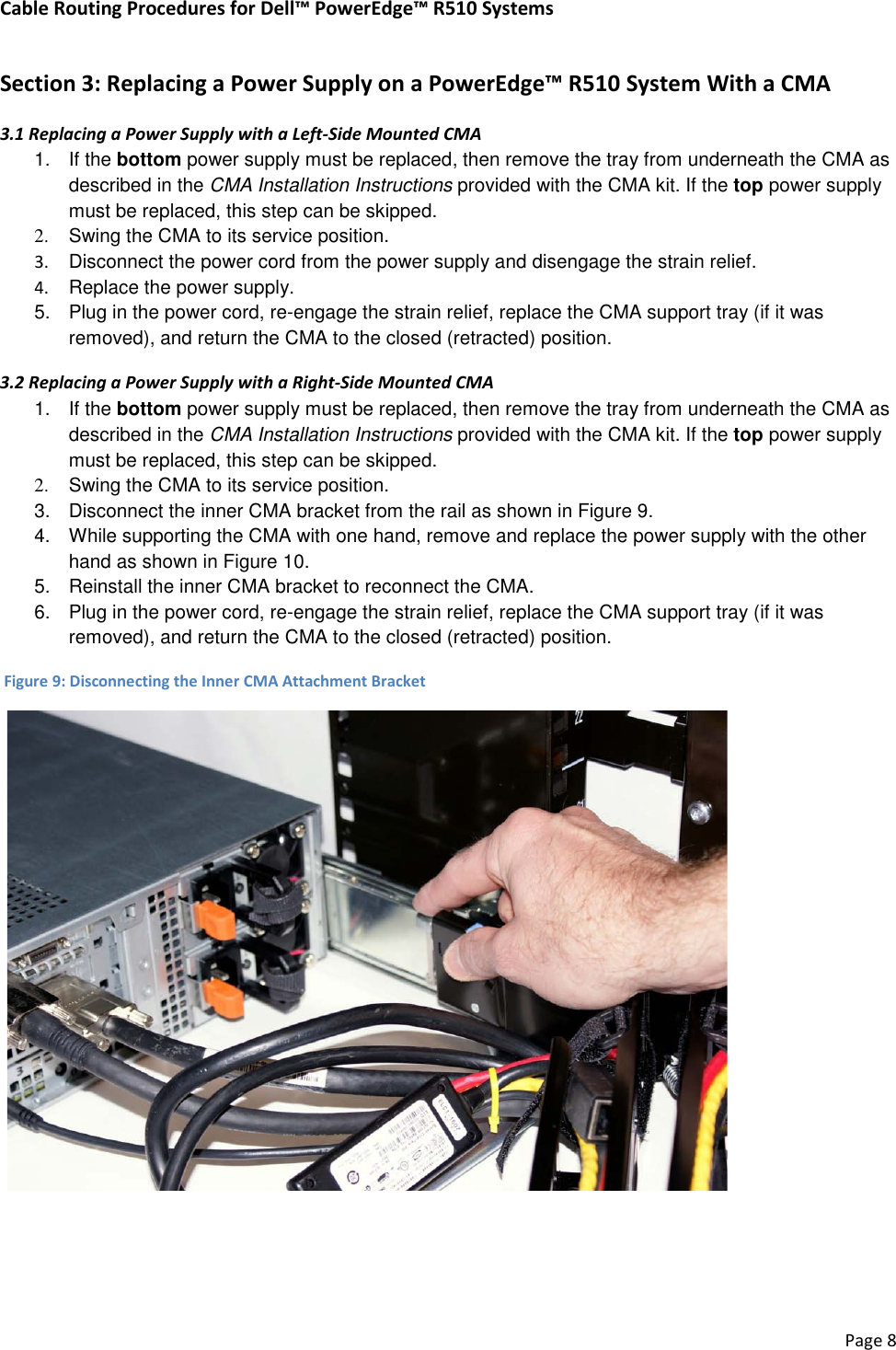 Dell Poweredge Rack Enclosure 2420 Cabling R510 White Paper