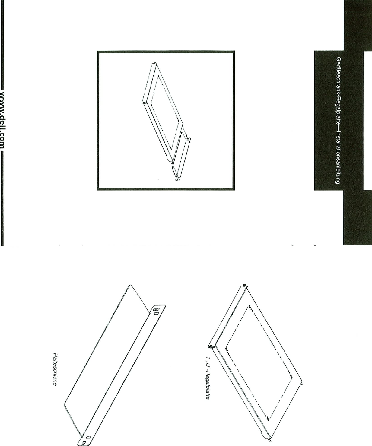 Dell Poweredge Rack Enclosure 4820 Setup Guide Mounting Equipment Shelf