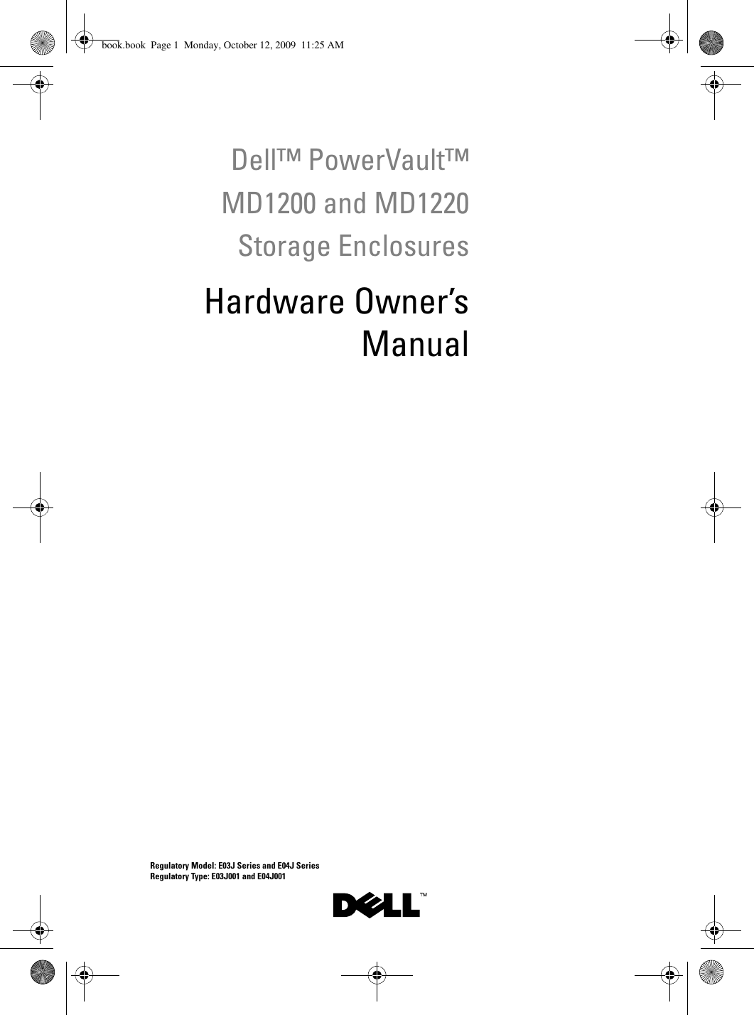 Dell Powervault Md1200 Users Manual Book