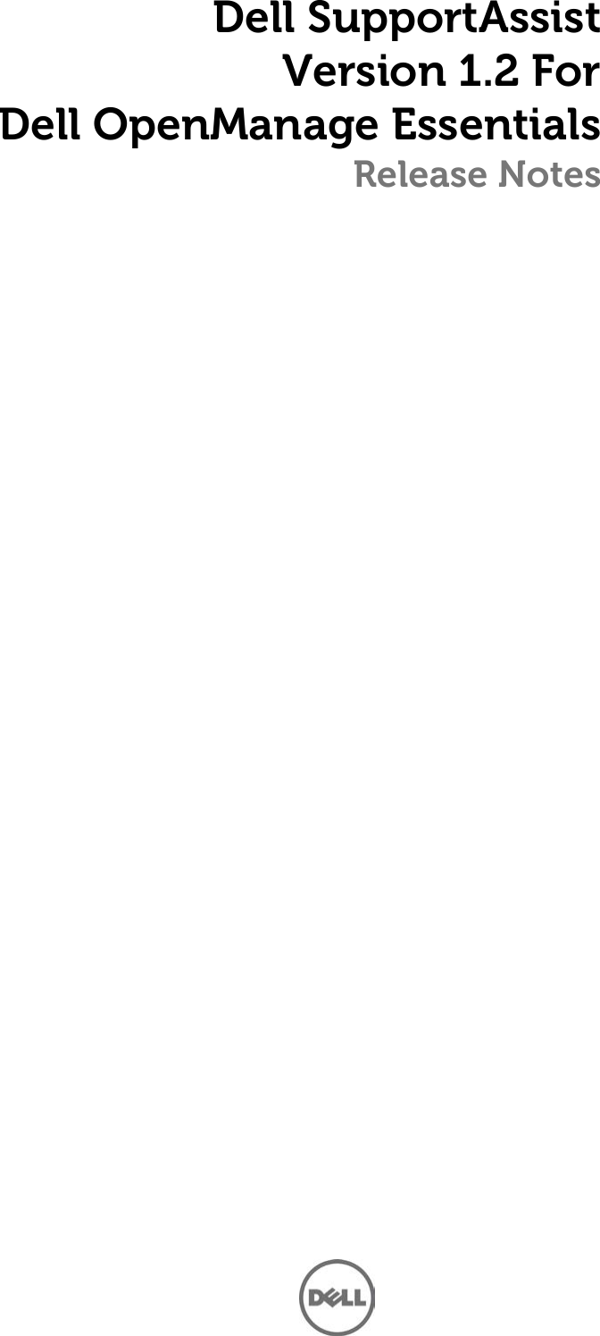 Dell Supportassist Plugin For Openmanage Essentials Version 1 2 Owners ...