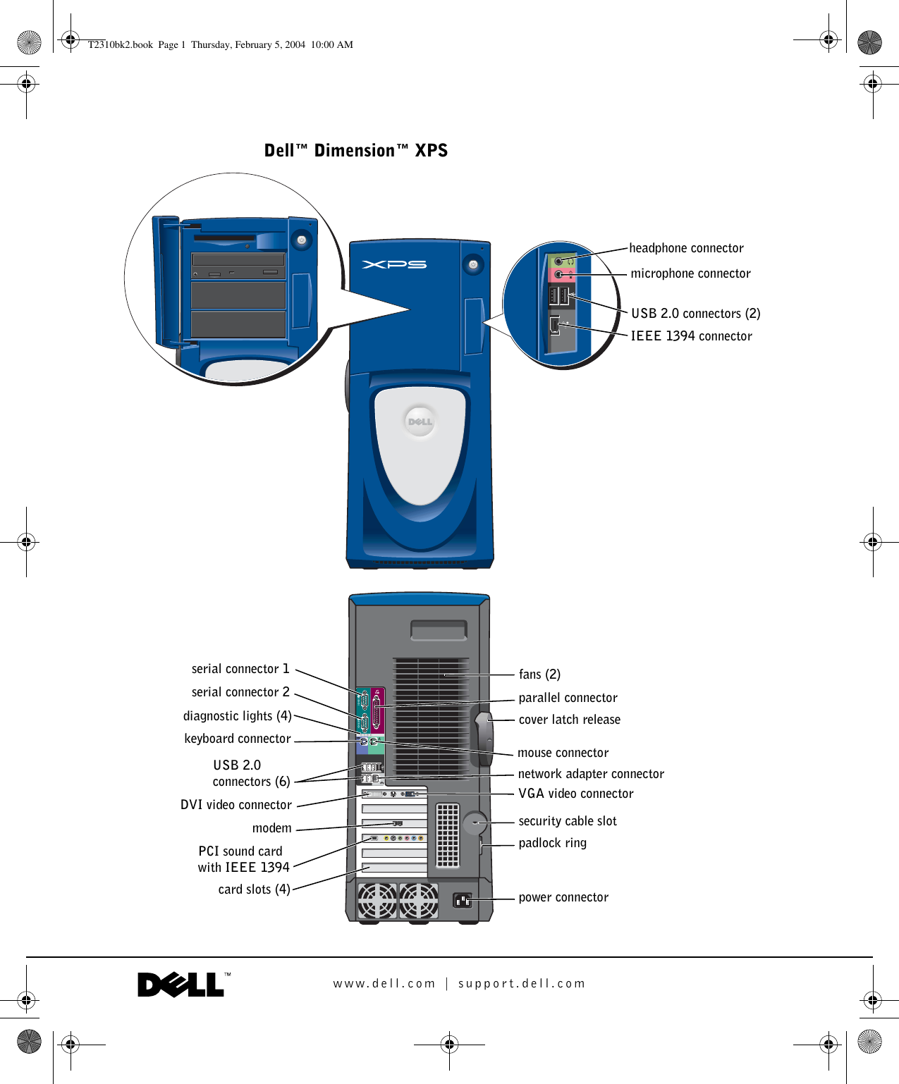 Dell Xps Dimension Gen 2 Owners Manual XPS/Dimension Owner's