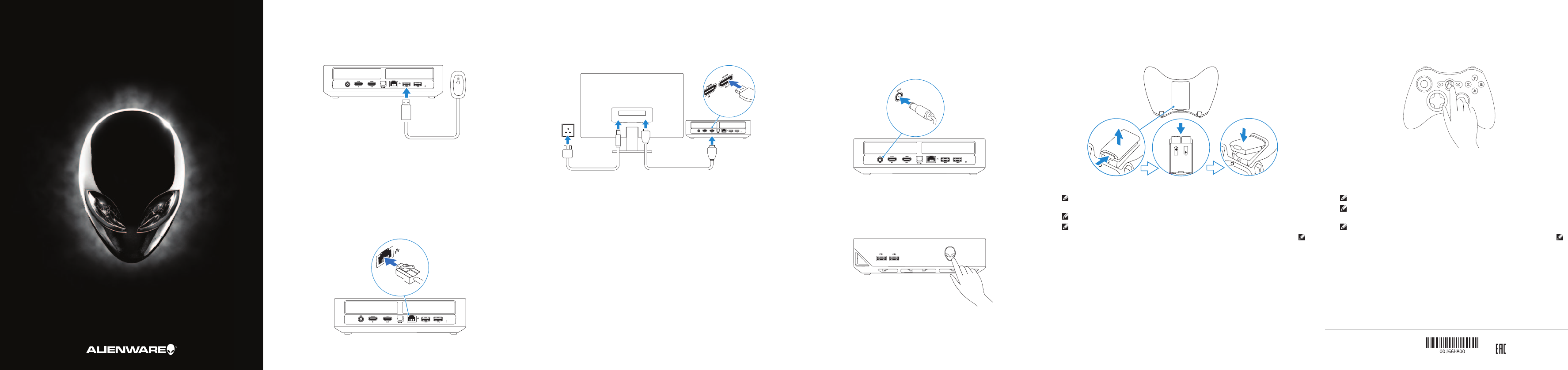 Dell Alienware alpha Schnellstart Handbuch User Manual Weitere Dokumente Setup Guide De