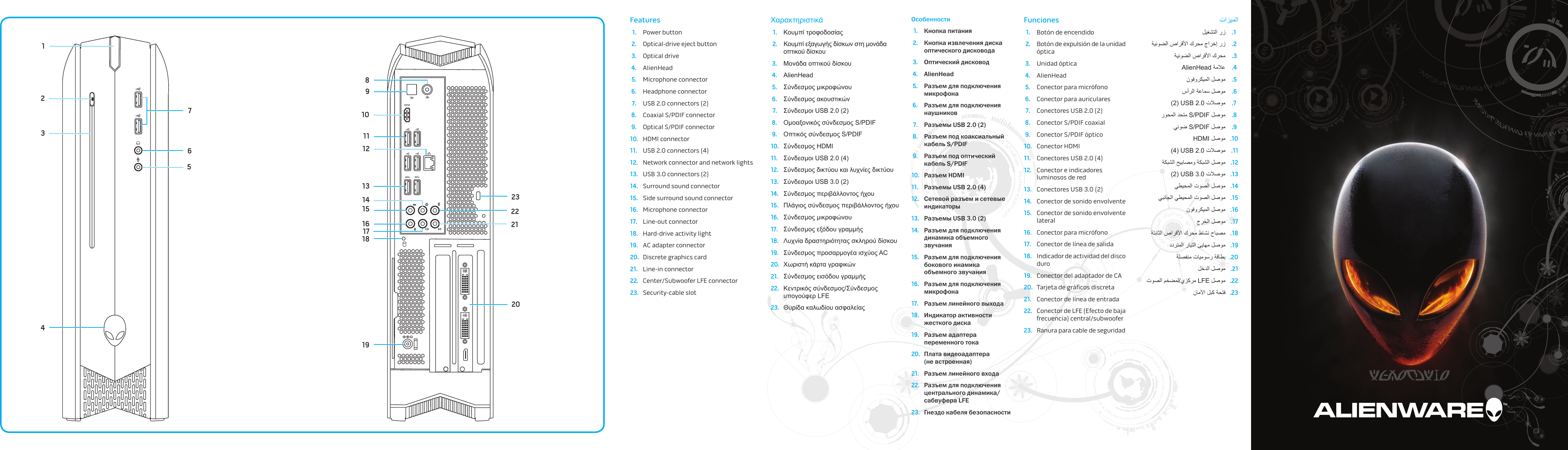 Dell Alienware x51 Руководство по быстрому запуску User Manual ...