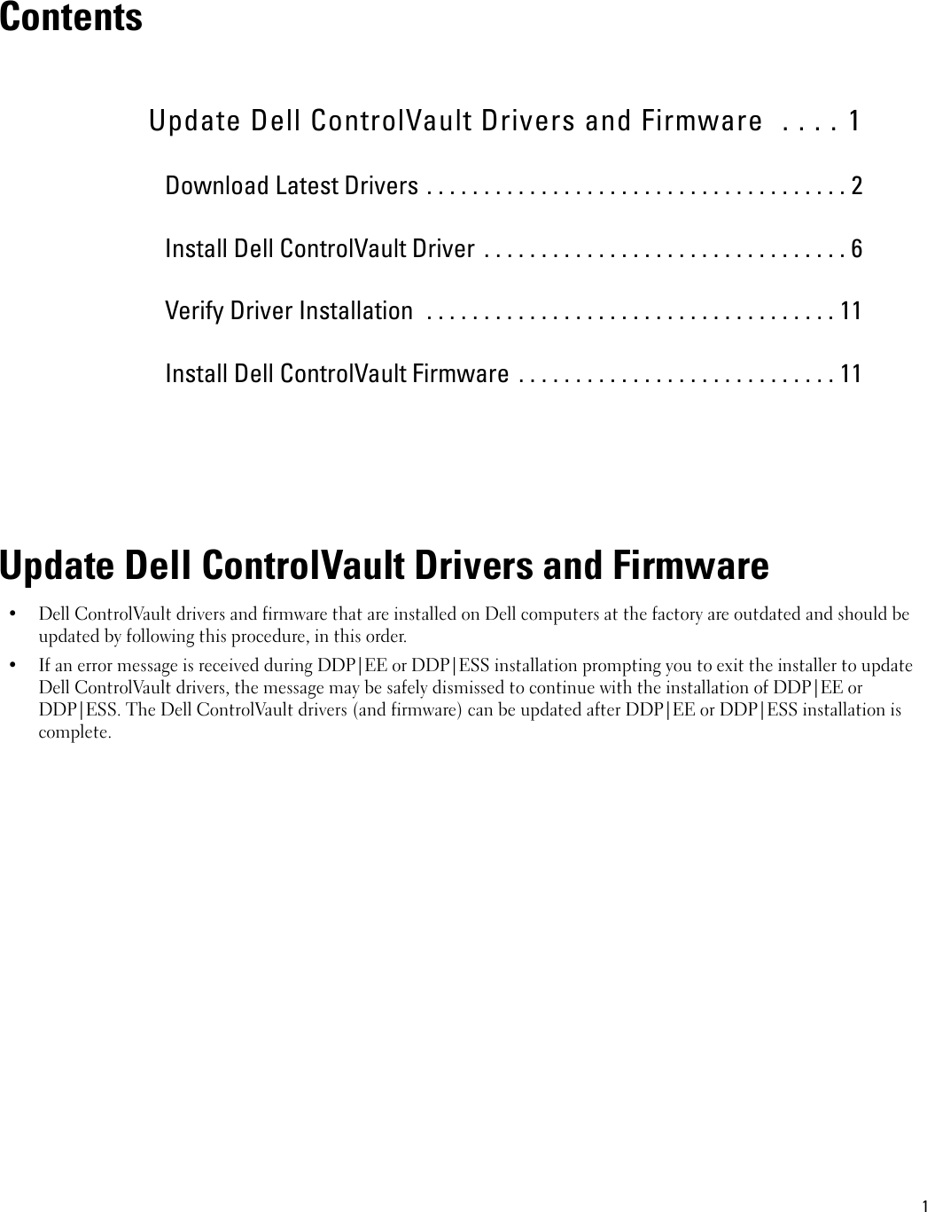 Dell data protection security tools Update ControlVault Drivers And ...