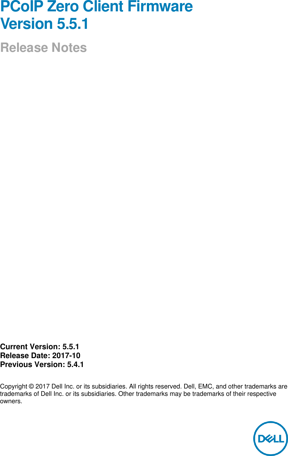 Dell Wyse 7030 zero client PCoIP Firmware Version 5.5.1 User Manual PCo ...