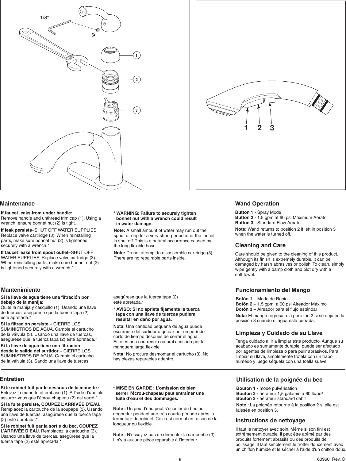 Delta Faucet Linden 4353 Dst Users Manual