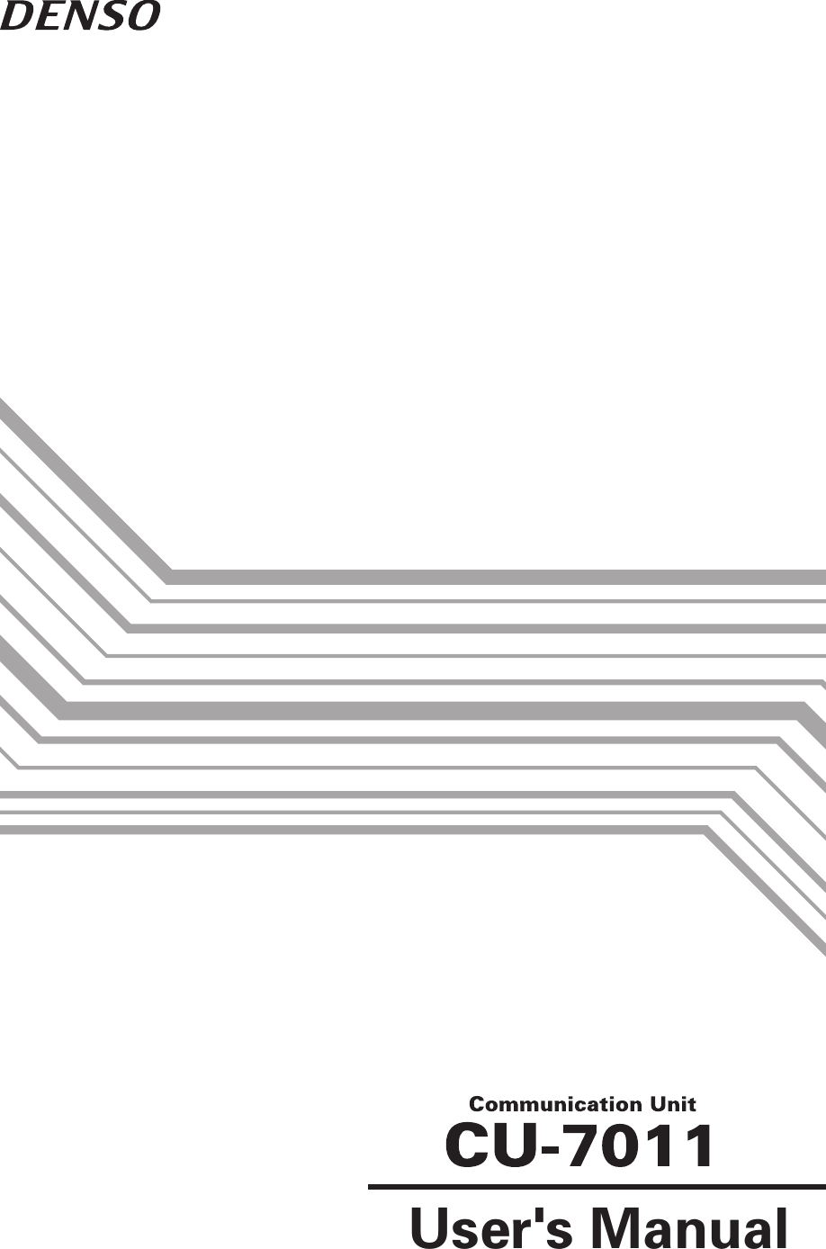 Denso Cu 7011 Users Manual