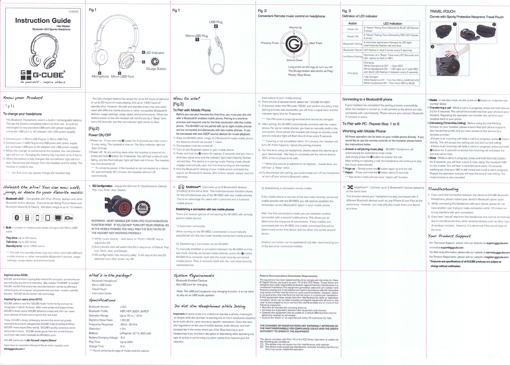 Design Trends BH860 BLUETOOTH HEADSET Discussion and FAQ USERS MANUAL