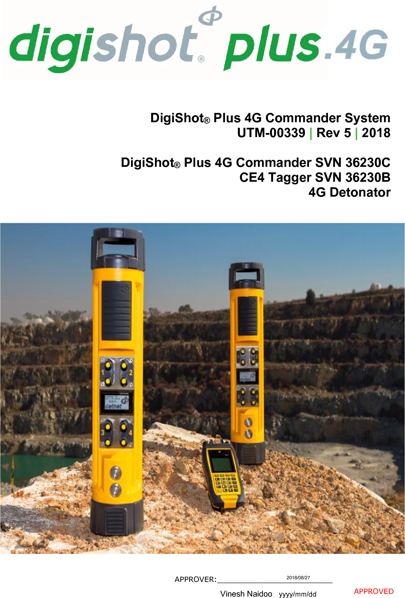 DetNet South Africa 15351660 Blast Controller User Manual Digishot plus
