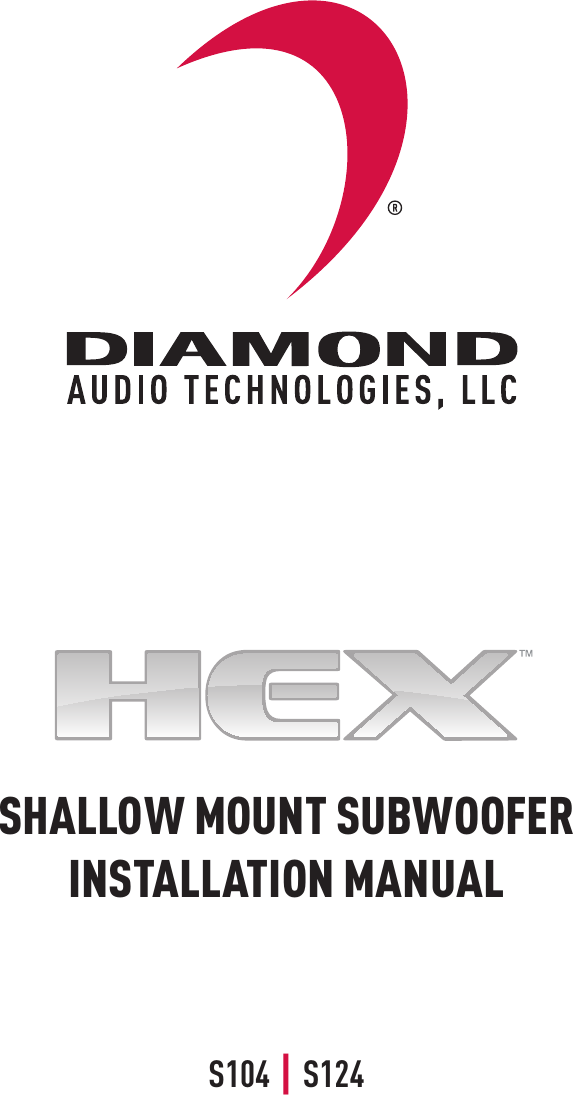 Diamond Audio Technology S104 Users Manual