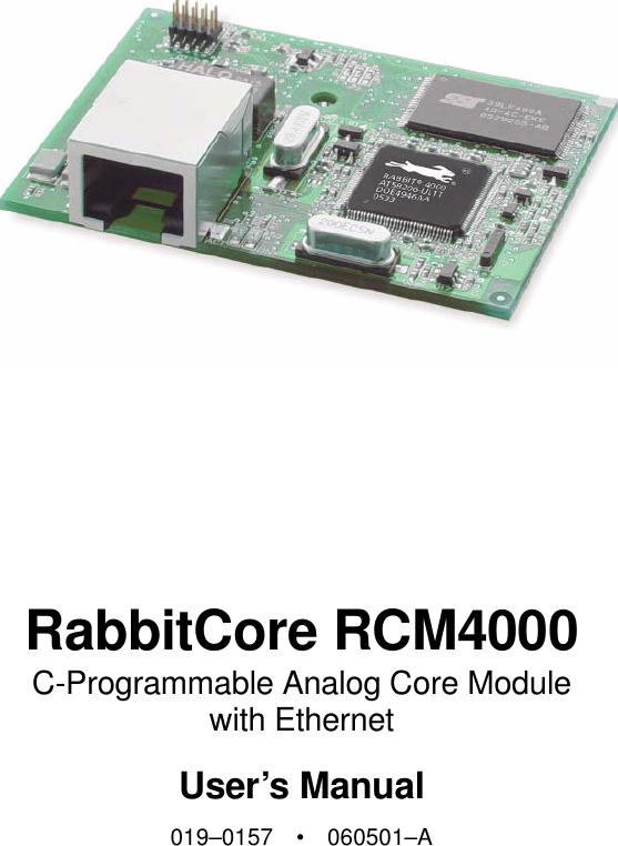 Digi Rcm4000 Users Manual RCM4000UM