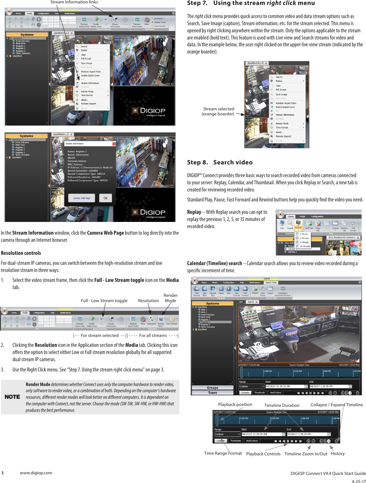 DIGIOP® Connect V9.1 Software Quick Start Guide DIGIOP V9.4