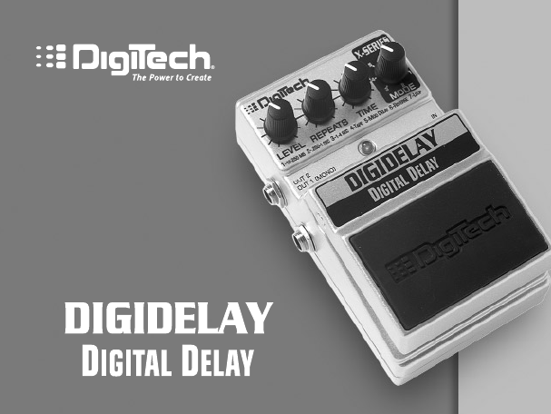 Digitech Digidelay Owner S Manual V