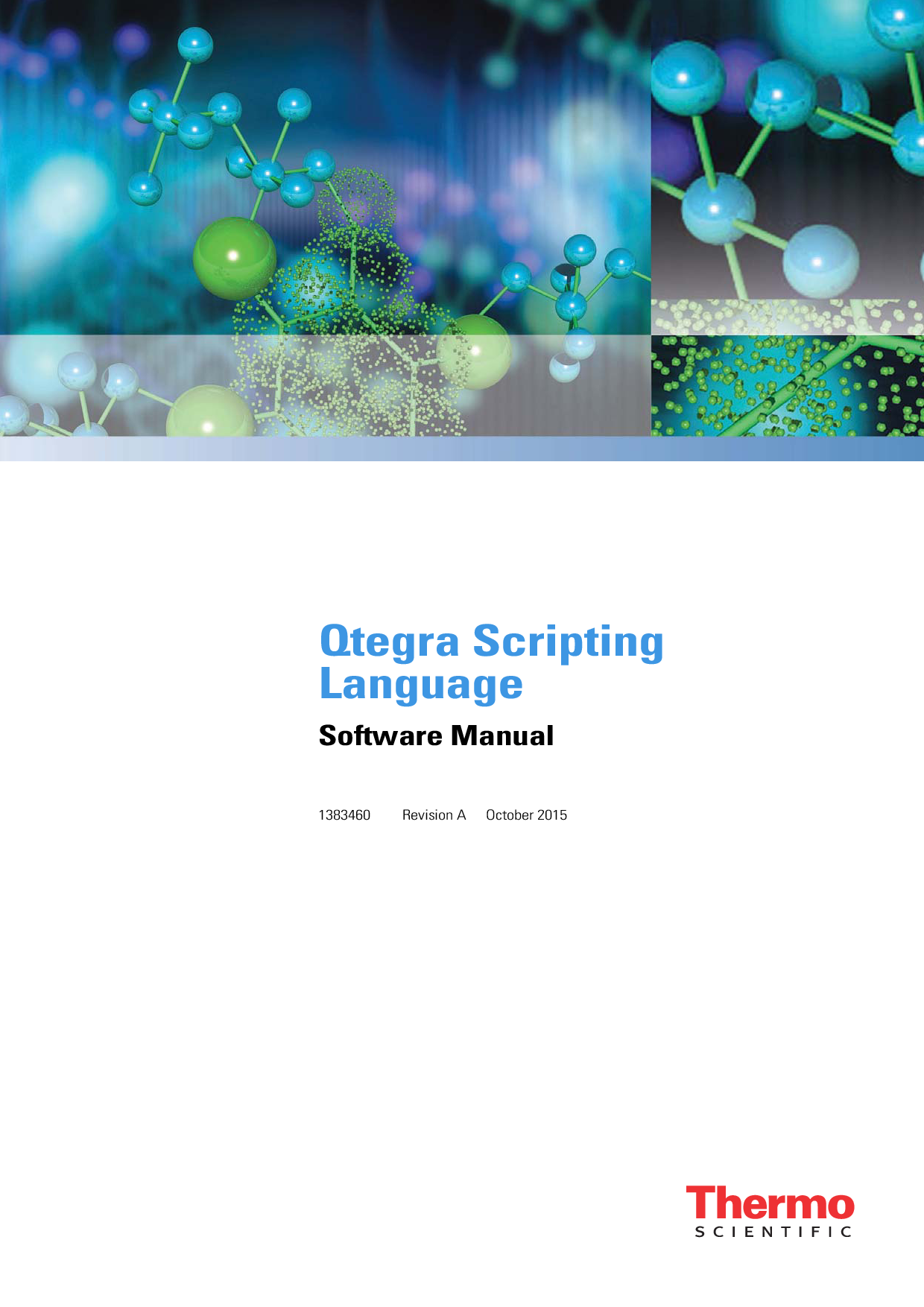 Qtegra Scripting Manual 1383460 Rev A