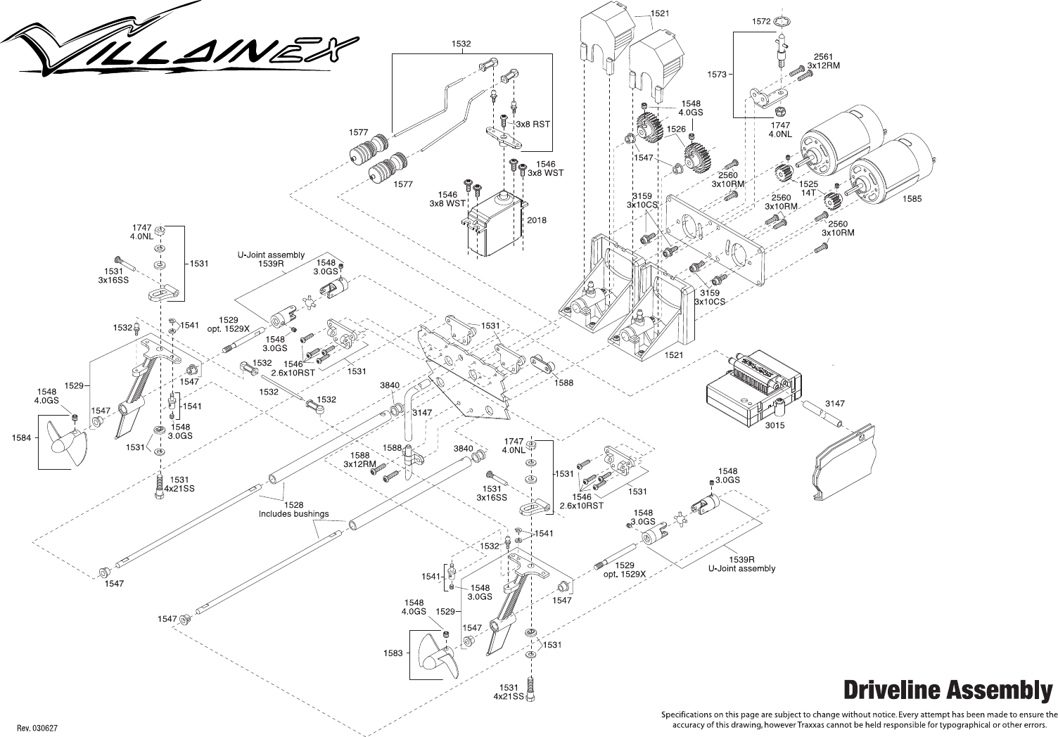 VillainEX Driveline Explode 1502_explodedviews_driveline_0 1502 ...