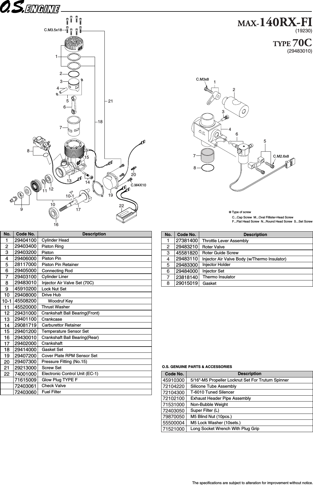 MAX 140RX FI 19230 F1
