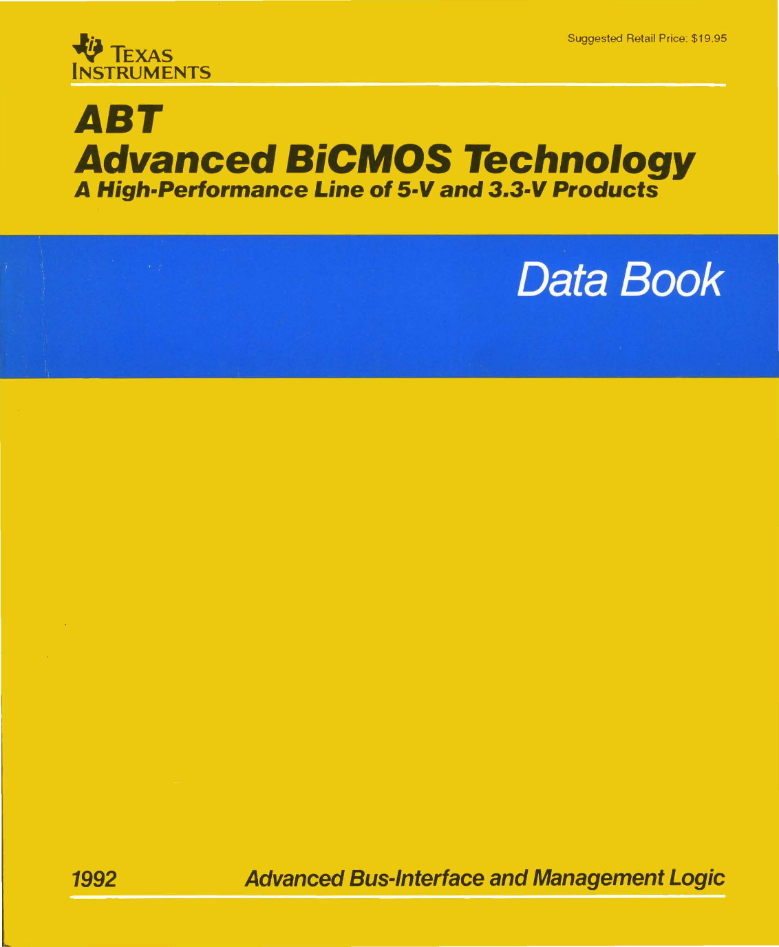 1992_TI_ABT_Advanced_Bi CMOS_Technology_Data_Book 1992 TI ABT Advanced ...