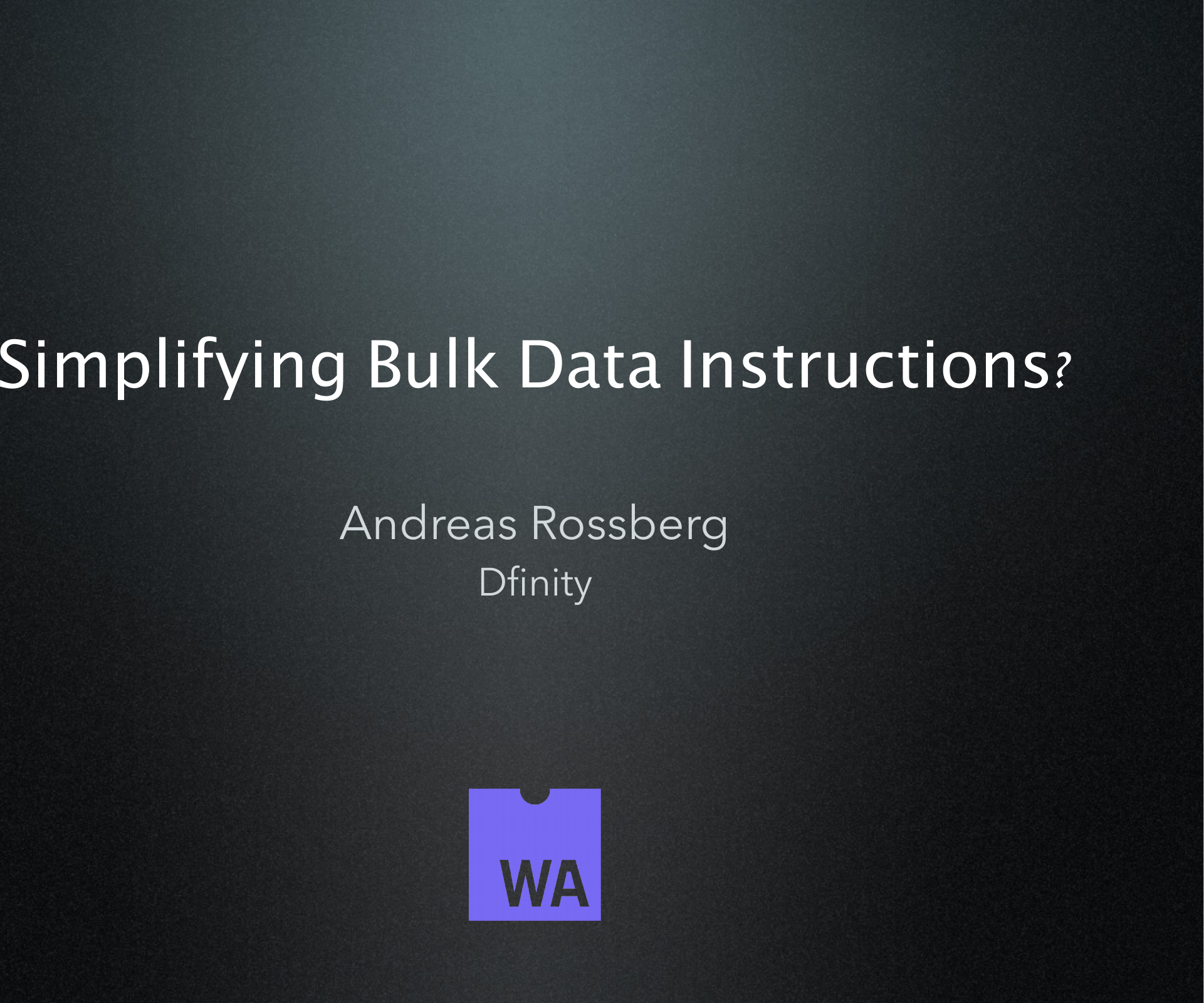 2019 06 rossberg simplifying bulk instructions
