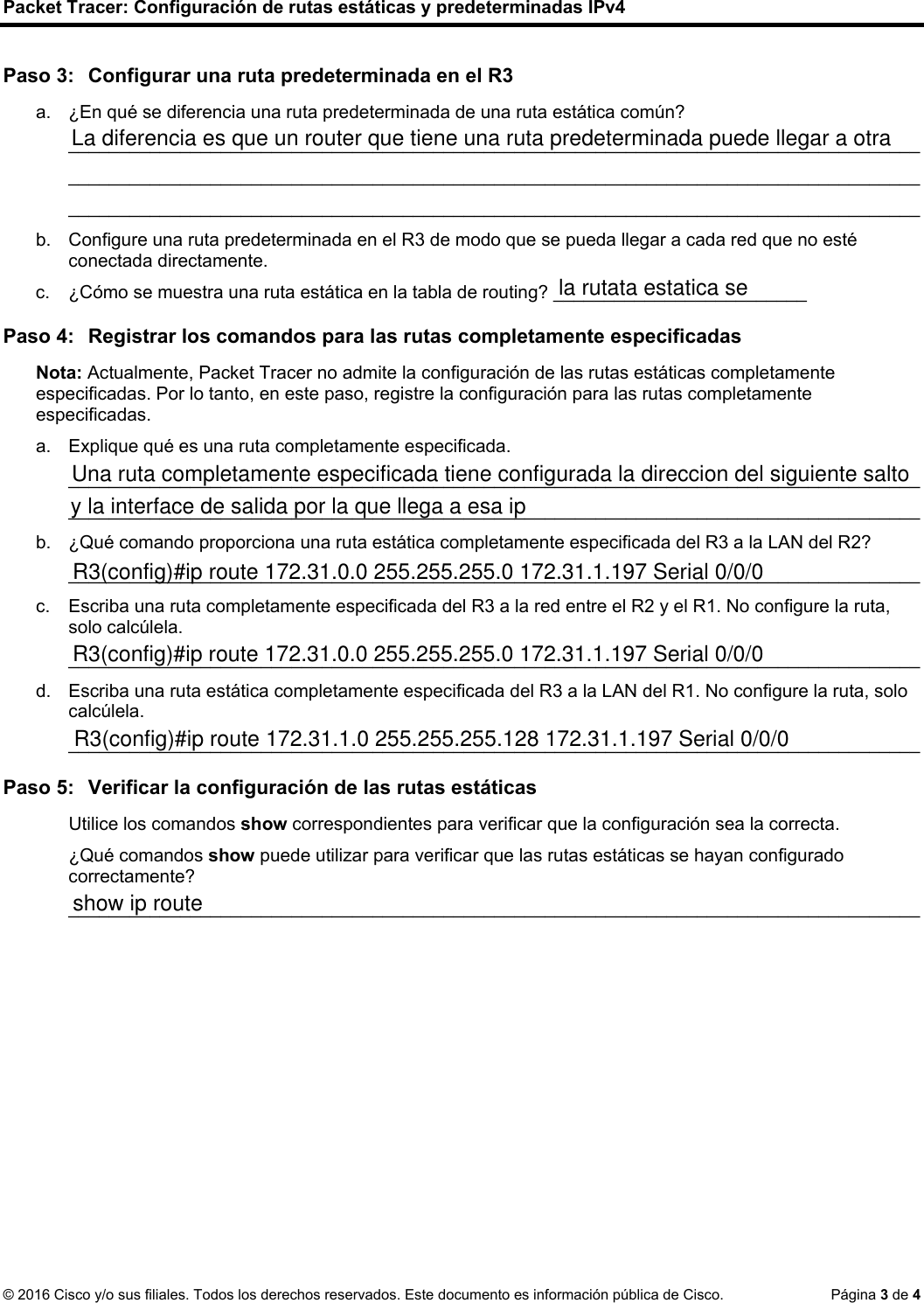 2 2 2 4 Packet Tracer Configuring Ipv4 Static And Routes Instructions