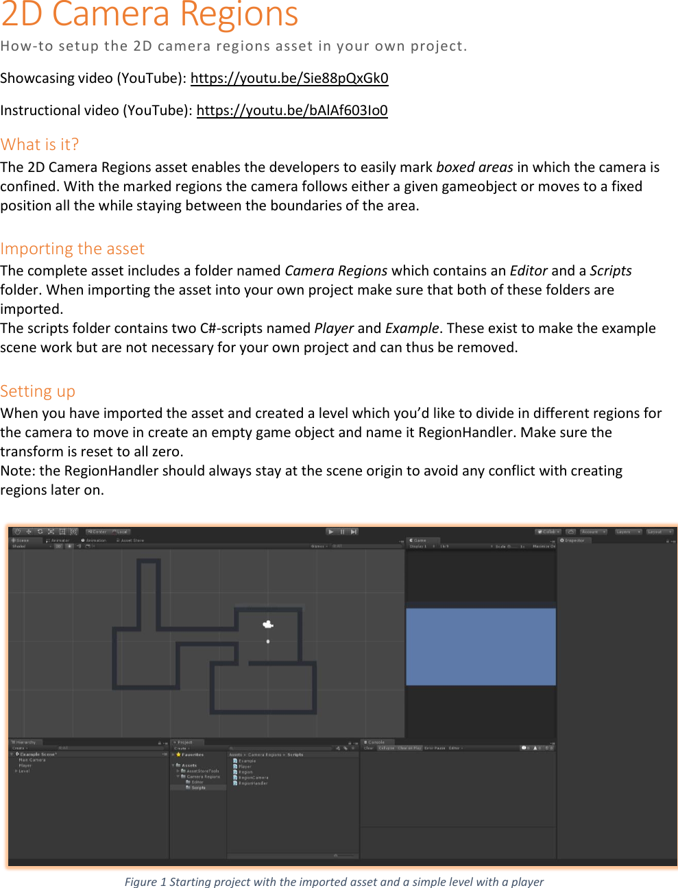2D Camera Regions Instructions