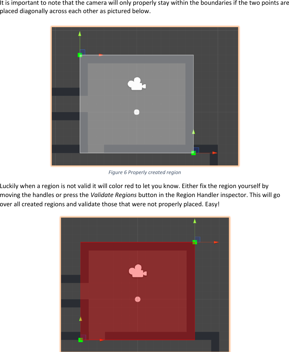 2D Camera Regions Instructions