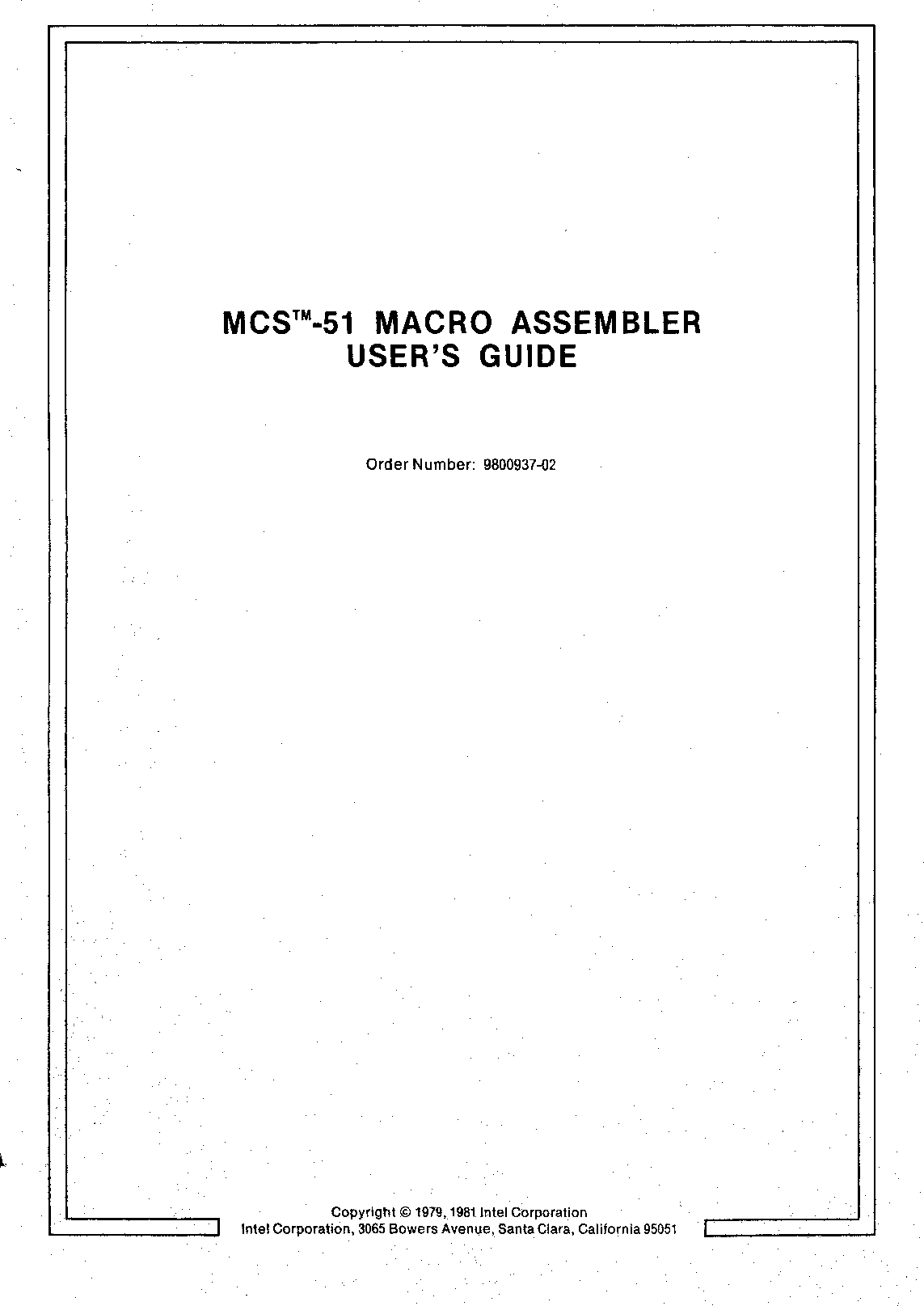 9800937 02_MCS 51_Macro_Assembler_Users_Guide_Sep81 02 MCS 51 Macro Assembler Users Guide Sep81