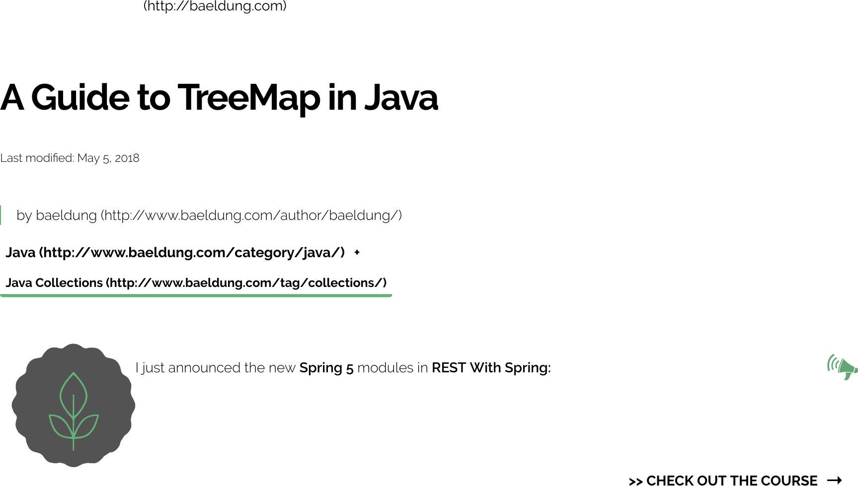 A Guide To Tree Map In Java Baeldung
