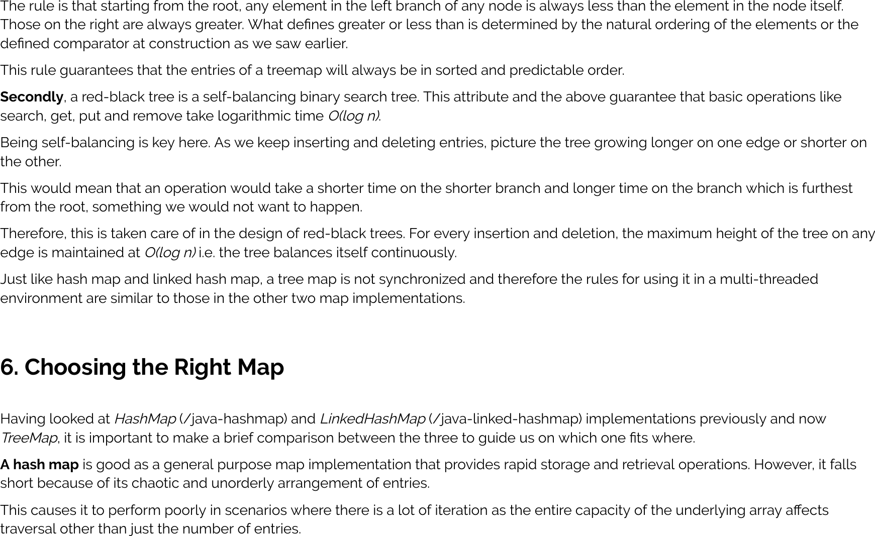 A Guide To Tree Map In Java Baeldung