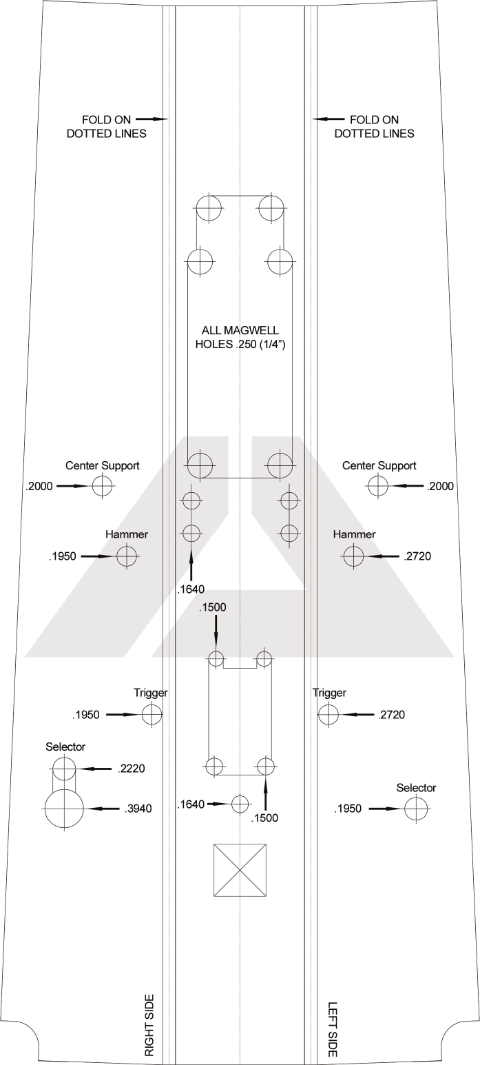 Printable Ak 47 Receiver Flat Template Printable Templates