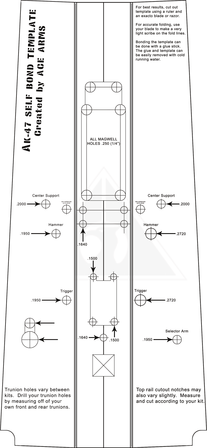 Ak Receiver Flat Template