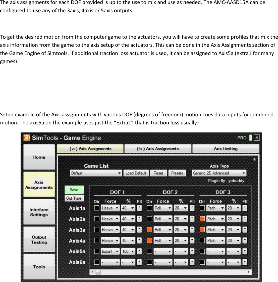 AMC AASD15A 4DOF +TL Simtools Manual V1x 4DOF+TL V1