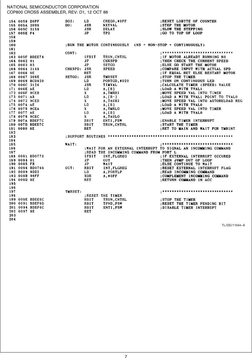 Using COP800 Devices To Control DC Stepper Motors AN 0714