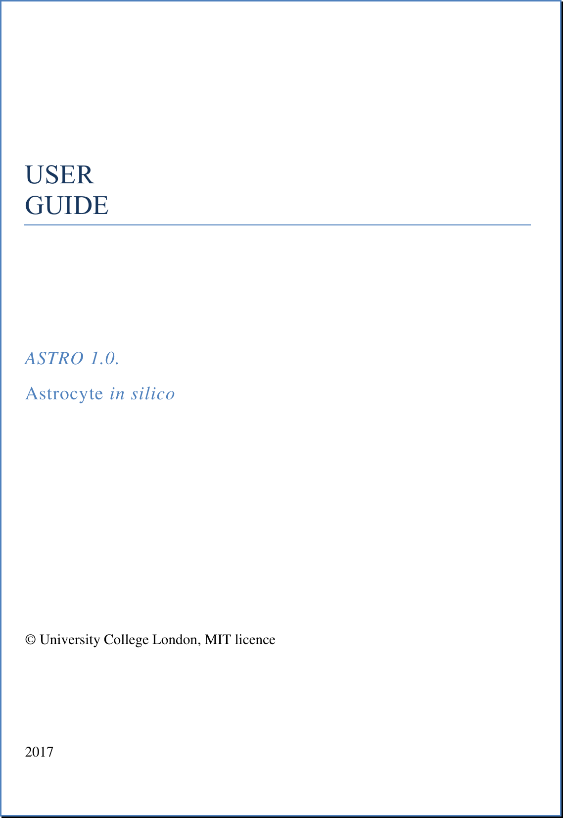 ASTRO User Guide V7