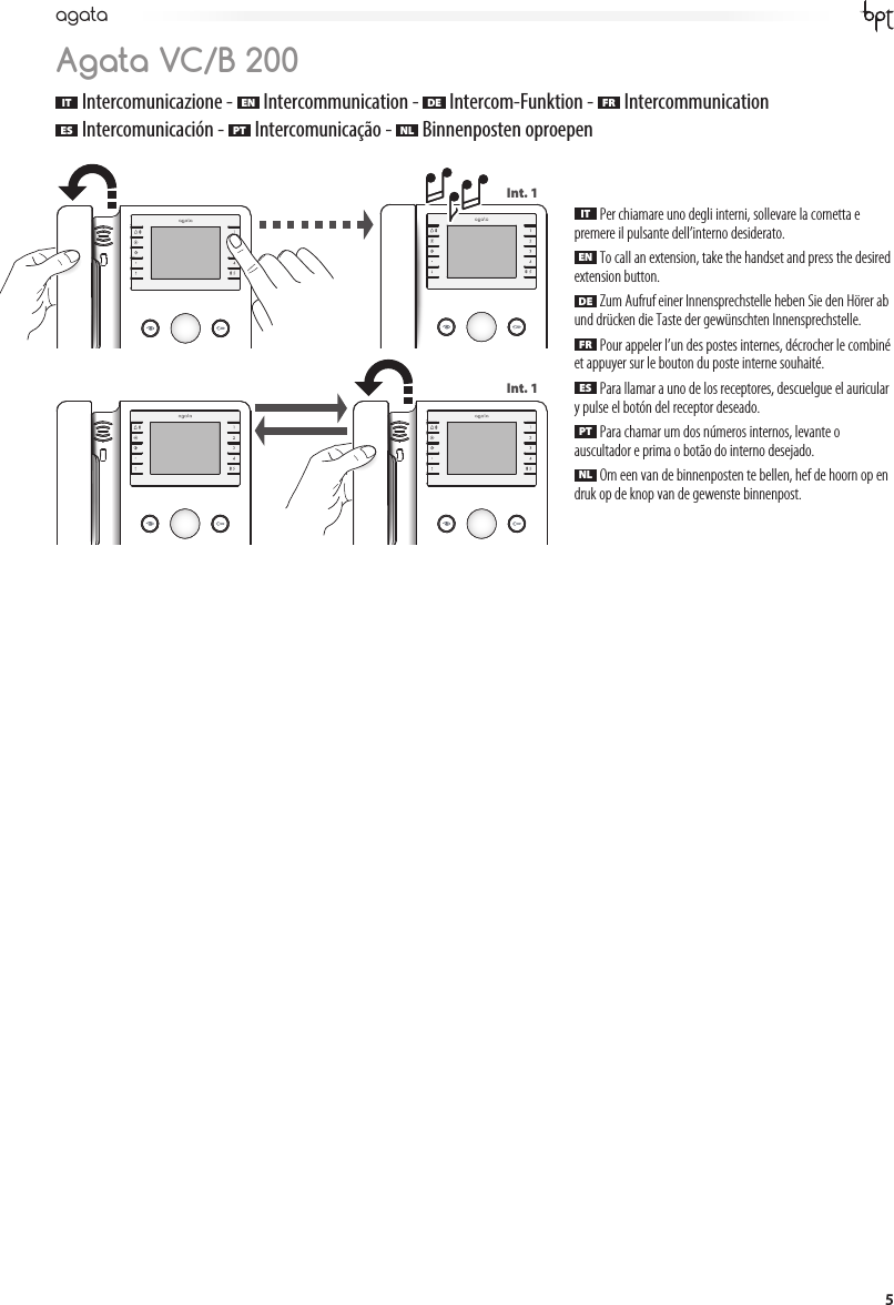 Agata V vc vcb 200 User Manual