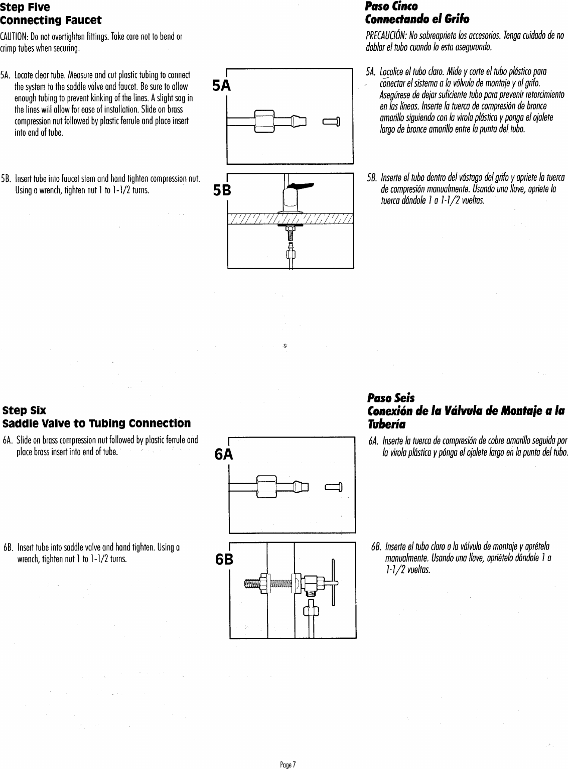 Ametek Kleen Plus SY 5167 Water Filter Installation & Operating ...