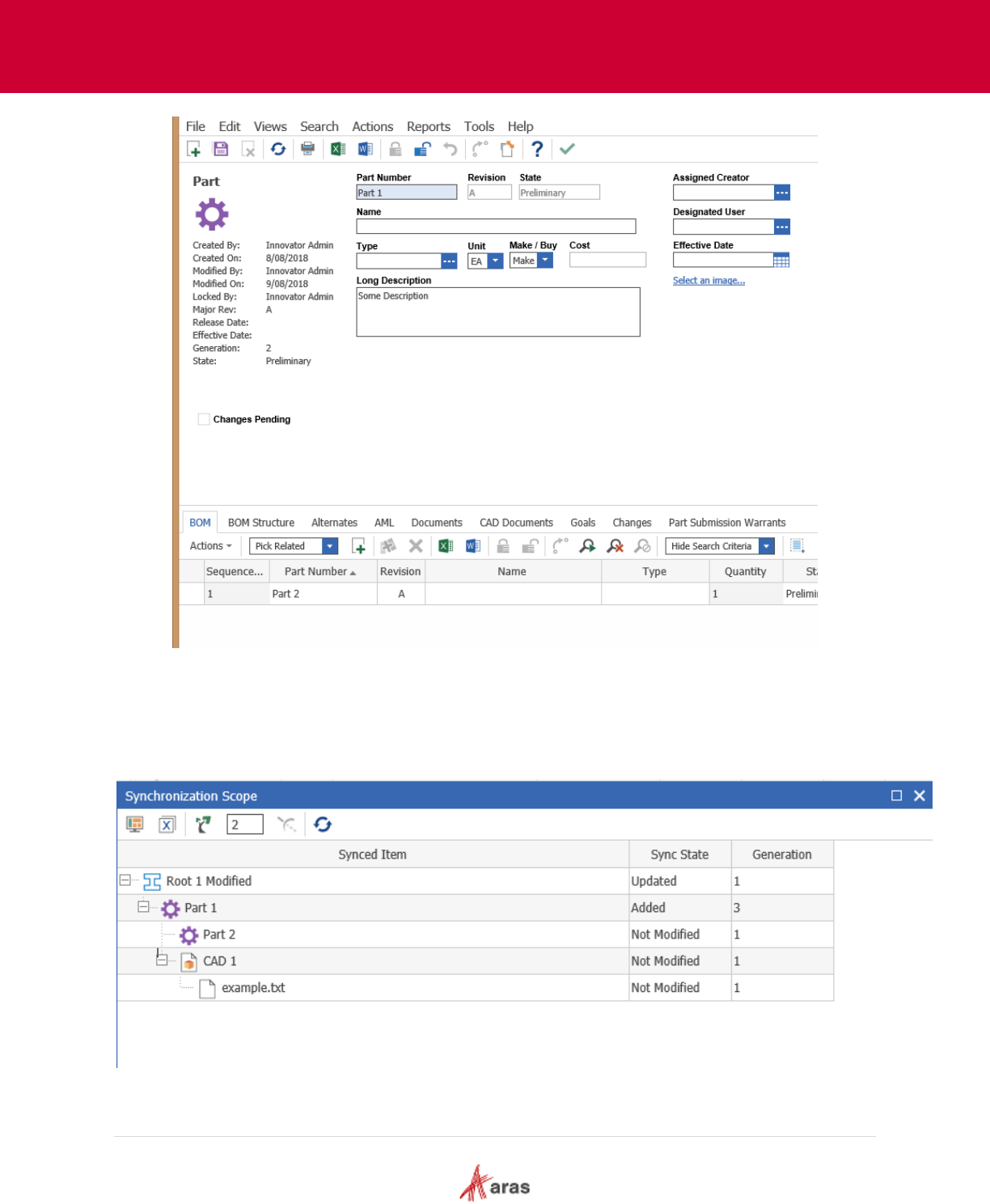 DSS Sample Package Guide Aras Innovator 11.0