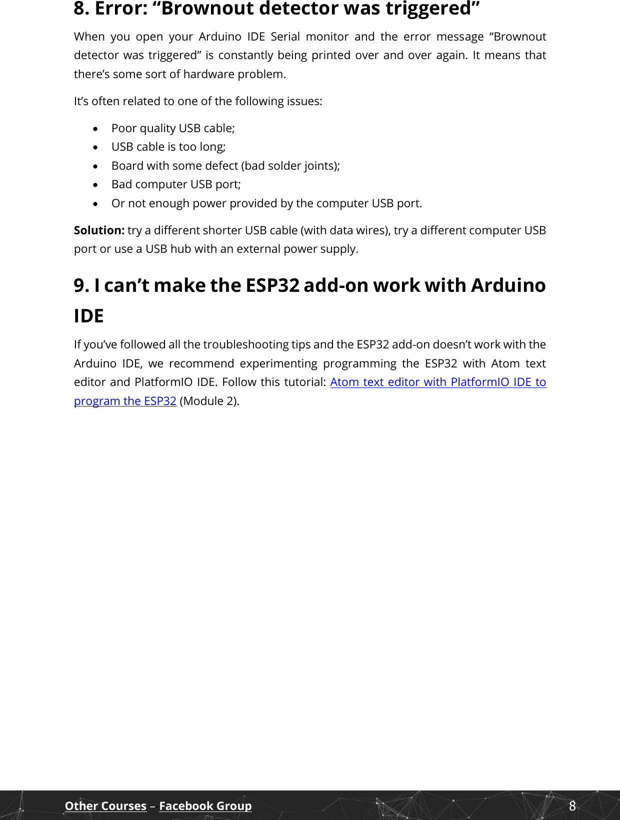 Esp32 Troubleshooting Guide Arduino Ide 8217