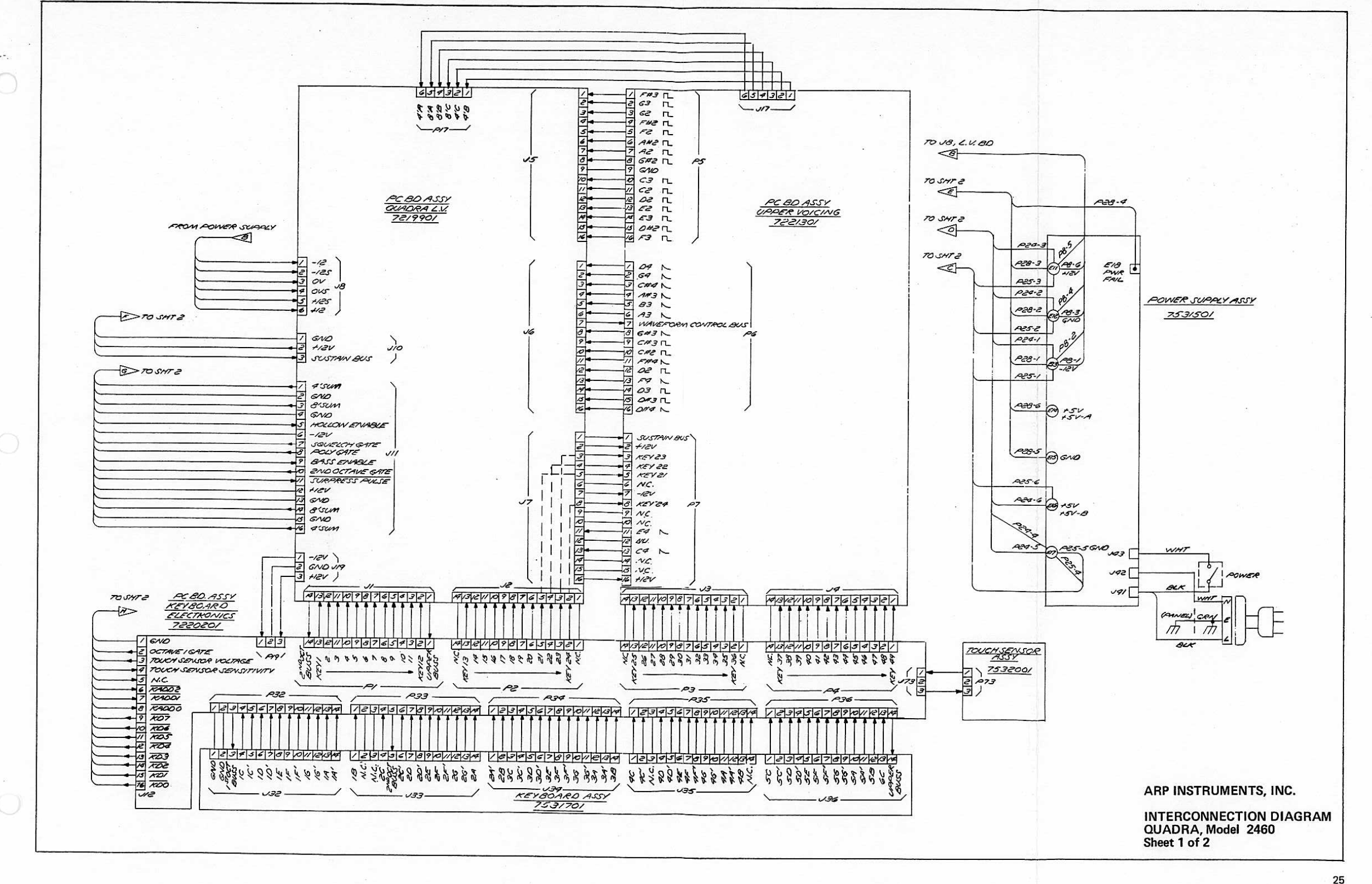 Arp Quadra Schematics