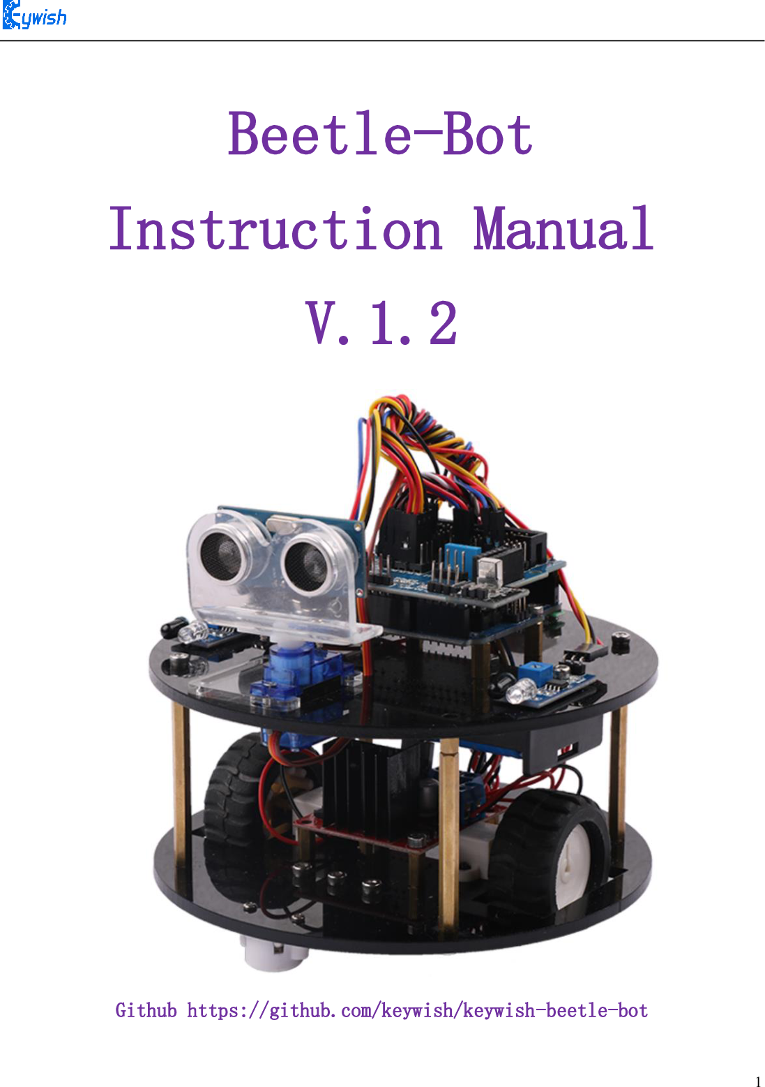 Beetle Bot Instruction Manual V.1.2