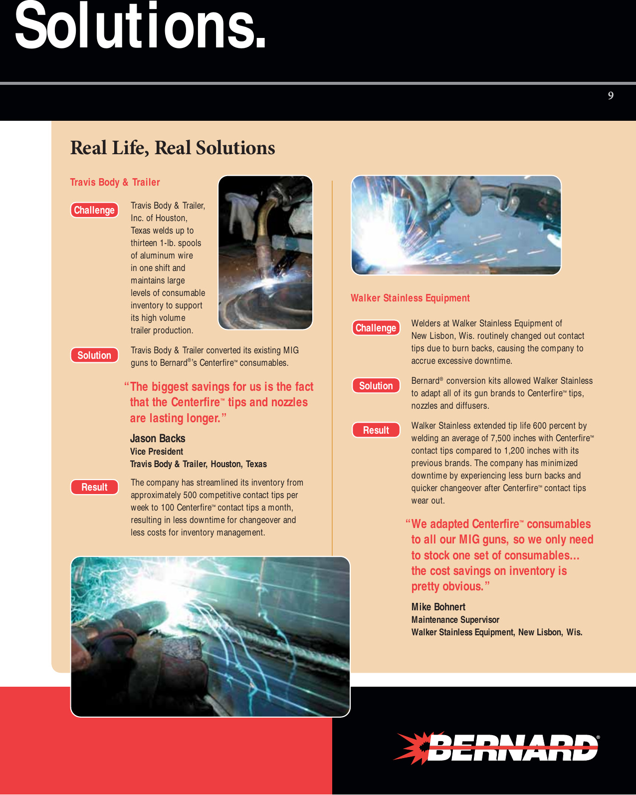 Bernard Centerfire MIG GUN Brochure