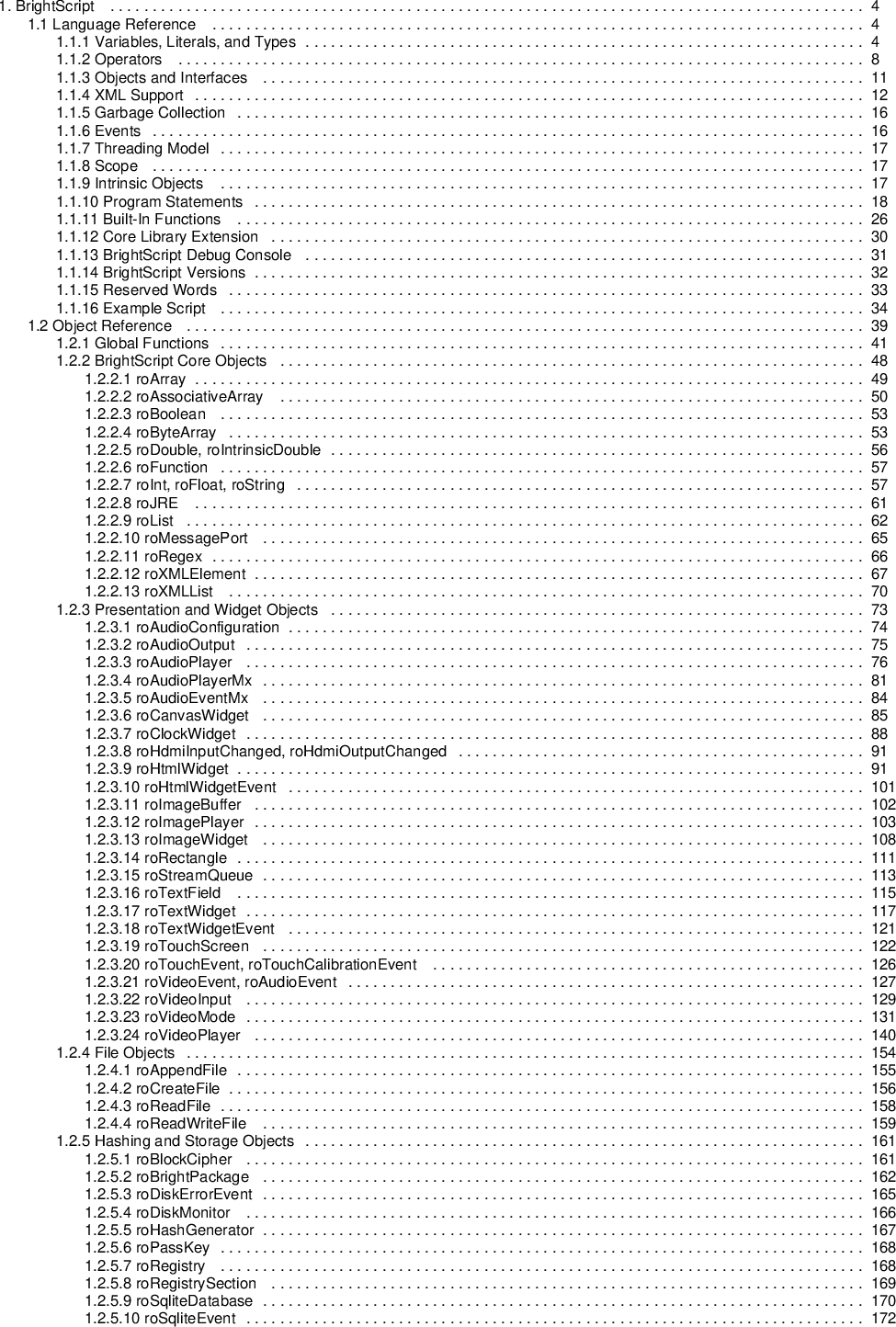 Bright Script Reference Manual (ver 7.0)
