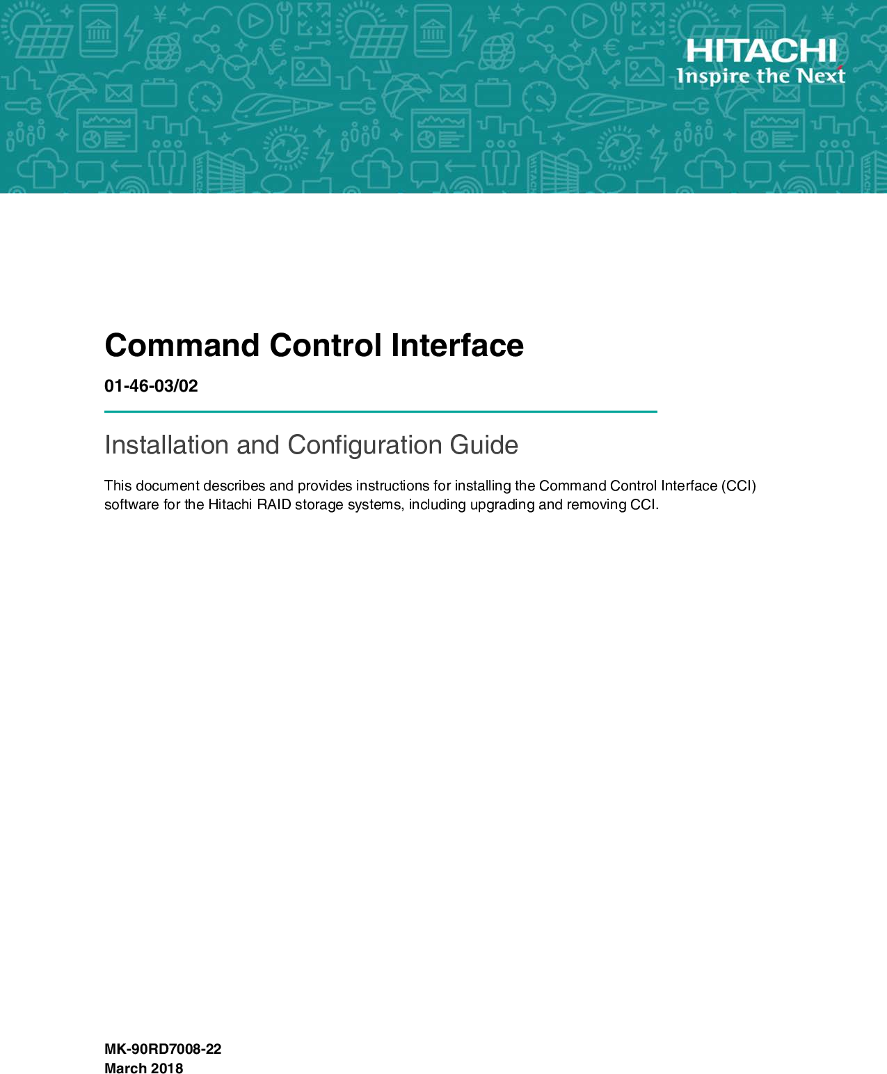 Command Control Interface Installation And Configuration Guide CCI V01 ...