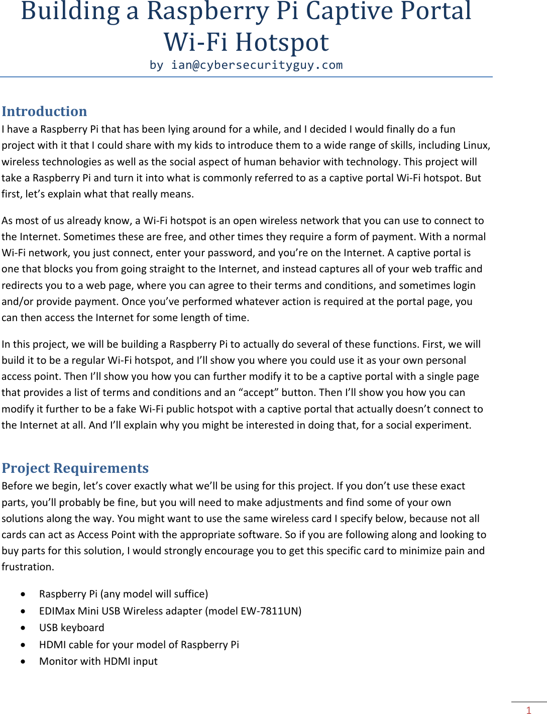 Building A Raspberry Pi Captive Portal W Fi Hotspotx Guide