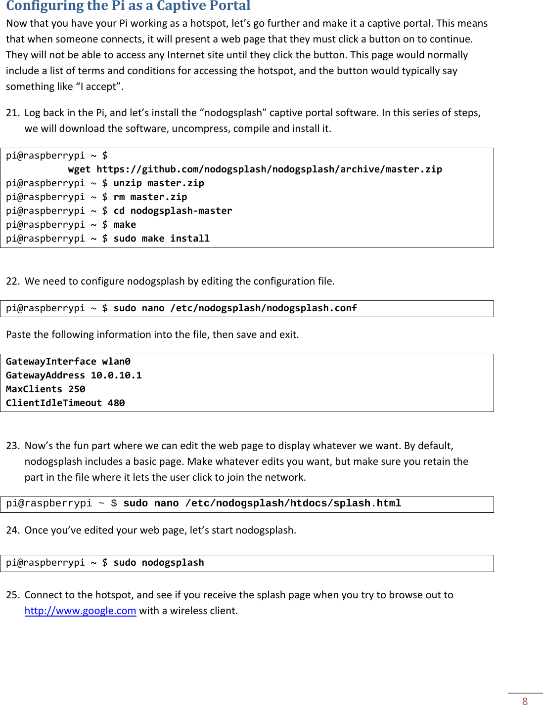 Building A Raspberry Pi Captive Portal W Fi Hotspotx Guide