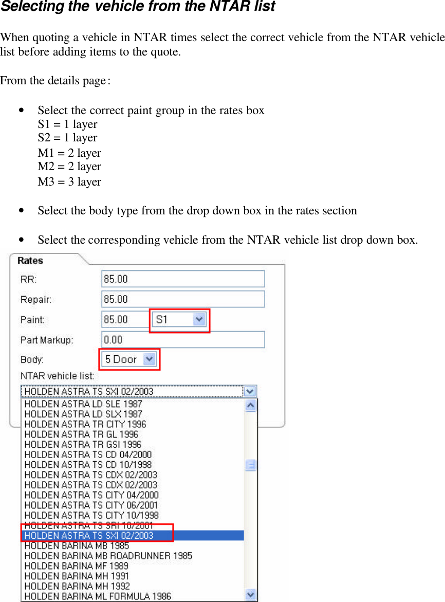 Crashzone Quoting With NTAR User Manual 20090629