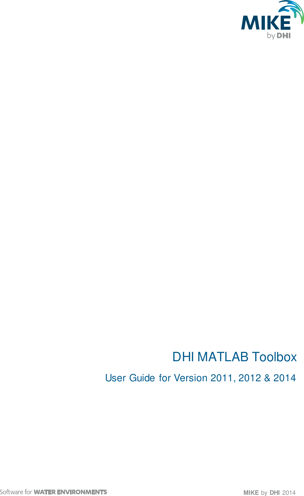 DHI MATLAB Toolbox User Guide