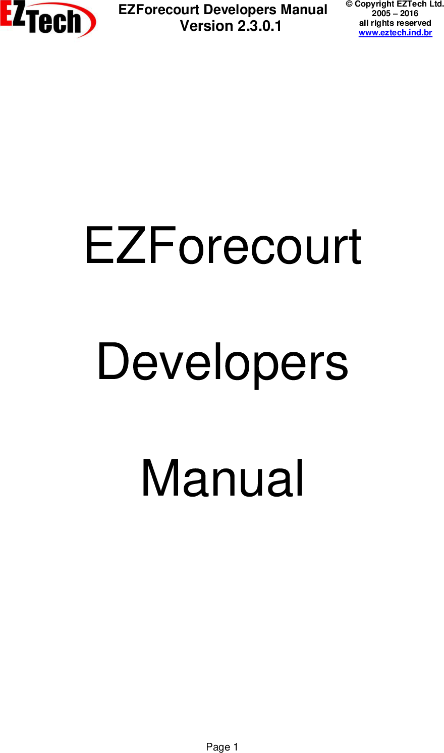Developers Manual